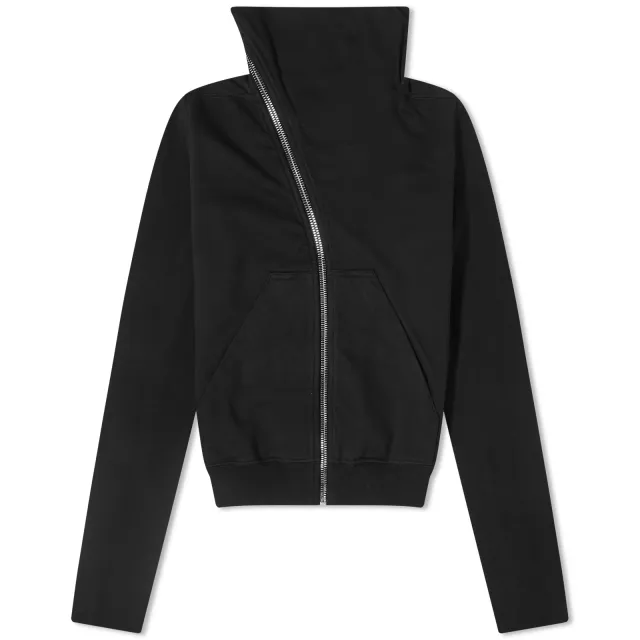 Rick Owens DRKSHDW Women's Mountain Zip Sweat Black | DS01D1239-RIG-09 ...