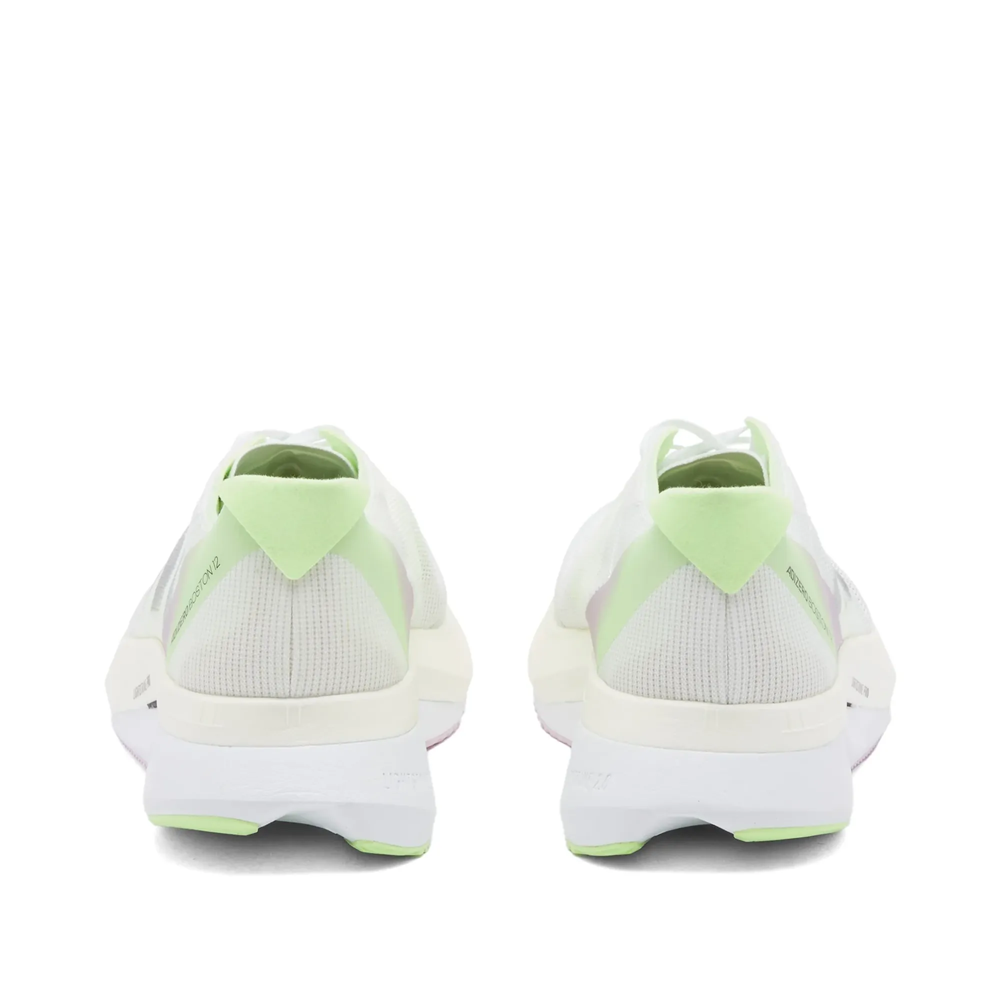 Adidas Men's Adizero Boston 12 Ftwr White/Core Black/Green Spark ...