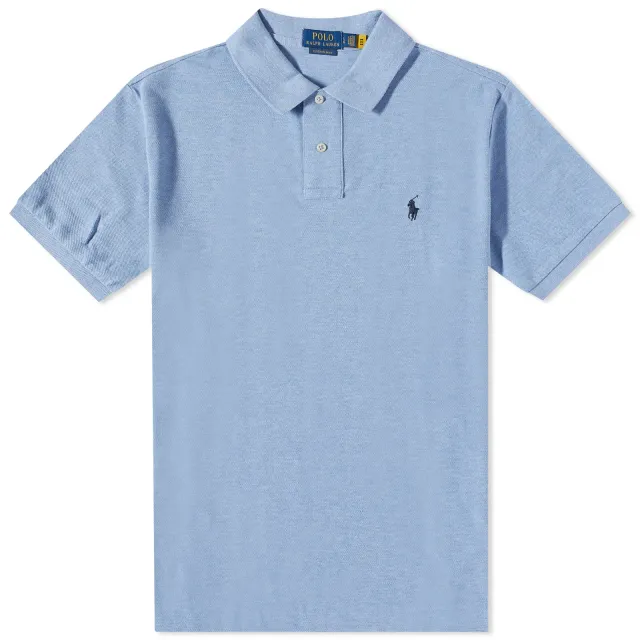 Polo Ralph Lauren Men's Custom Fit Polo Jamaica Heather | 710666998007 ...