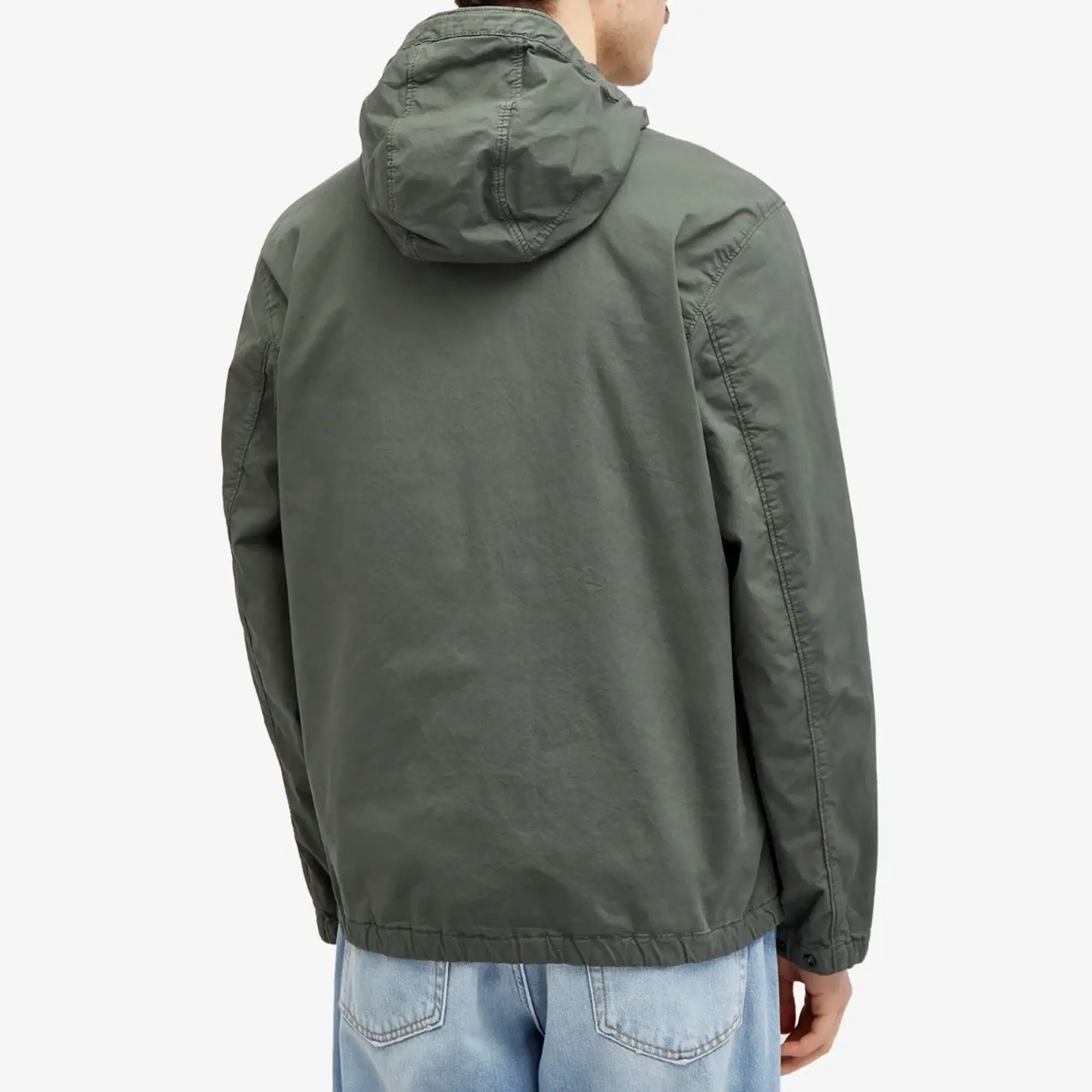 Stone Island Men's Supima Cotton Twill Stretch-TC Hooded Stone Island Men's Supima Cotton Twill Stretch-TC Hooded