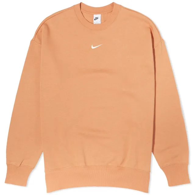 Nike Women's Phoenix Fleece Crew Sweat Amber Brown/Sail | DQ5733-225 ...