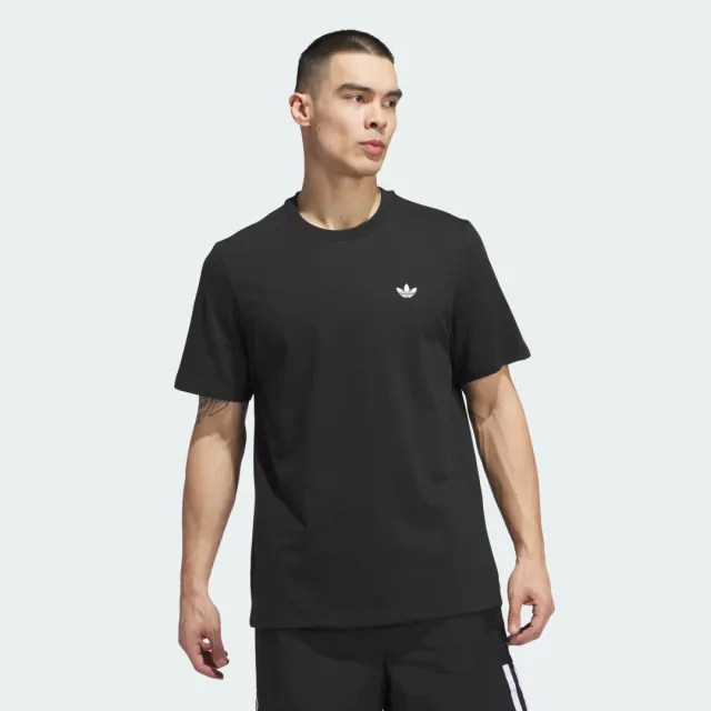 Adidas Men's 4.0 Logo T-Shirt Black/White | IY1605 | FOOTY.COM
