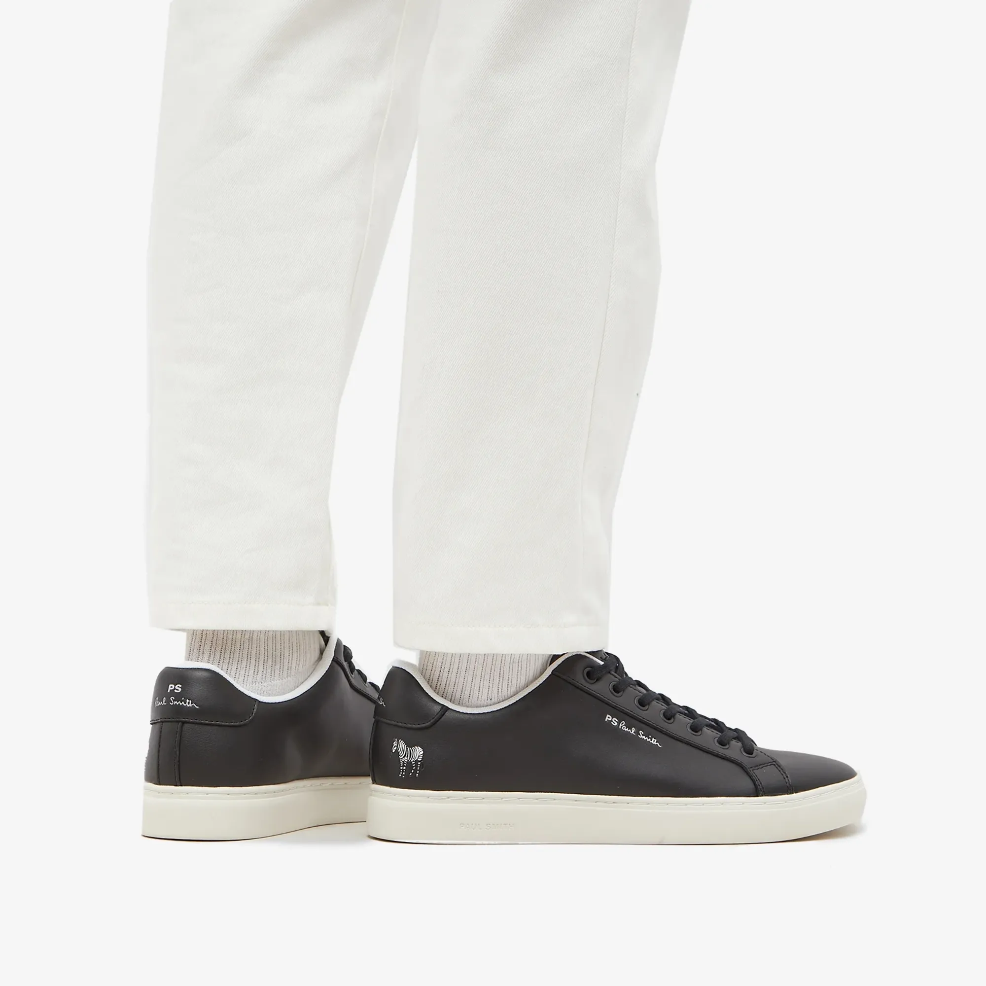 Paul Smith Men's Rex Zebra Sneaker Black | M2S-REX55-HLEA-79 | FOOTY.COM