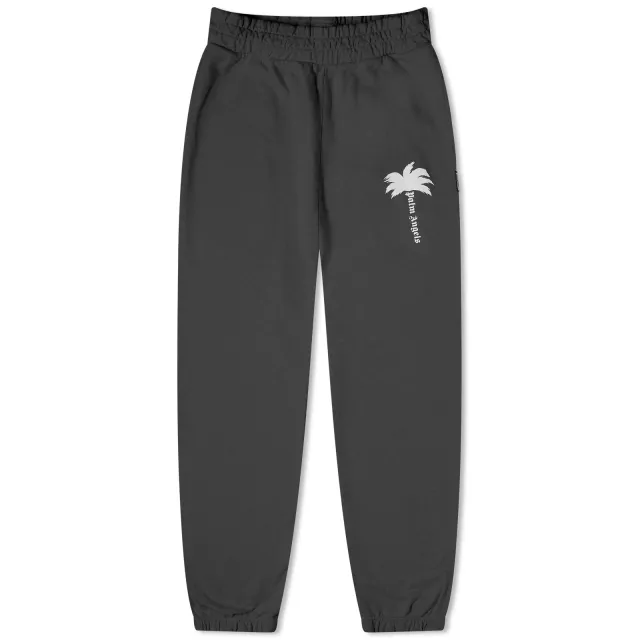 Palm Angels Men's Logo Sweatpants Dark Grey | PMCH011S24FLE0030703 ...