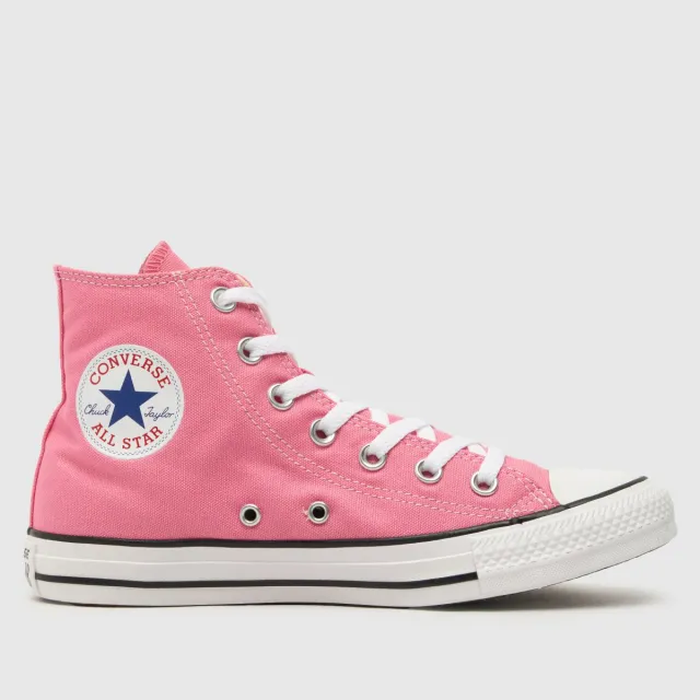Converse all star hi trainers in pink | M9006C | FOOTY.COM
