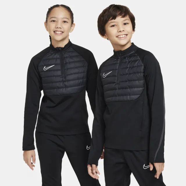 Nike Older Kids Academy Half Zip Top in Black/Silver | FJ6181-010 ...