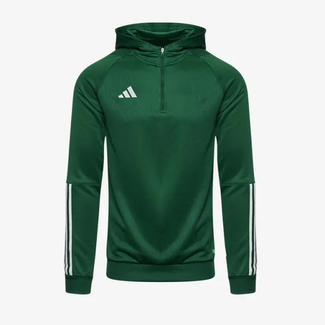 adidas Tiro 23 Competition 1 4 Zip Hooded Track Top | HU1348 | FOOTY.COM