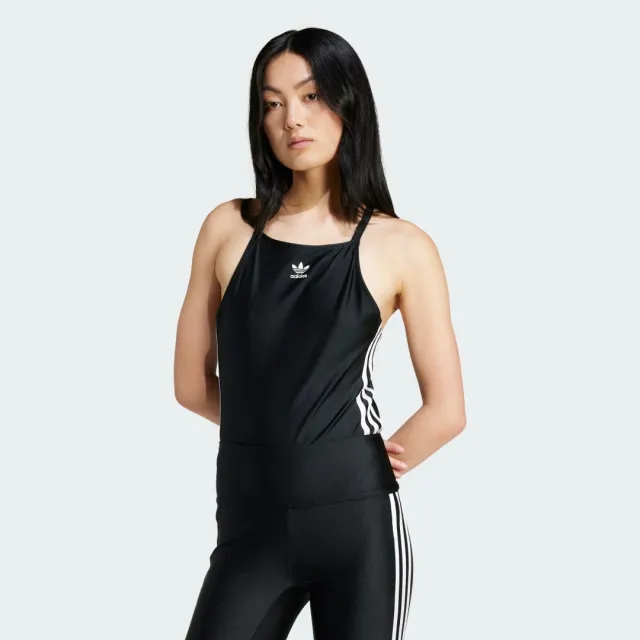 adidas Originals 3-Stripes Bodysuit - Black, Black | IU2430 | FOOTY.COM