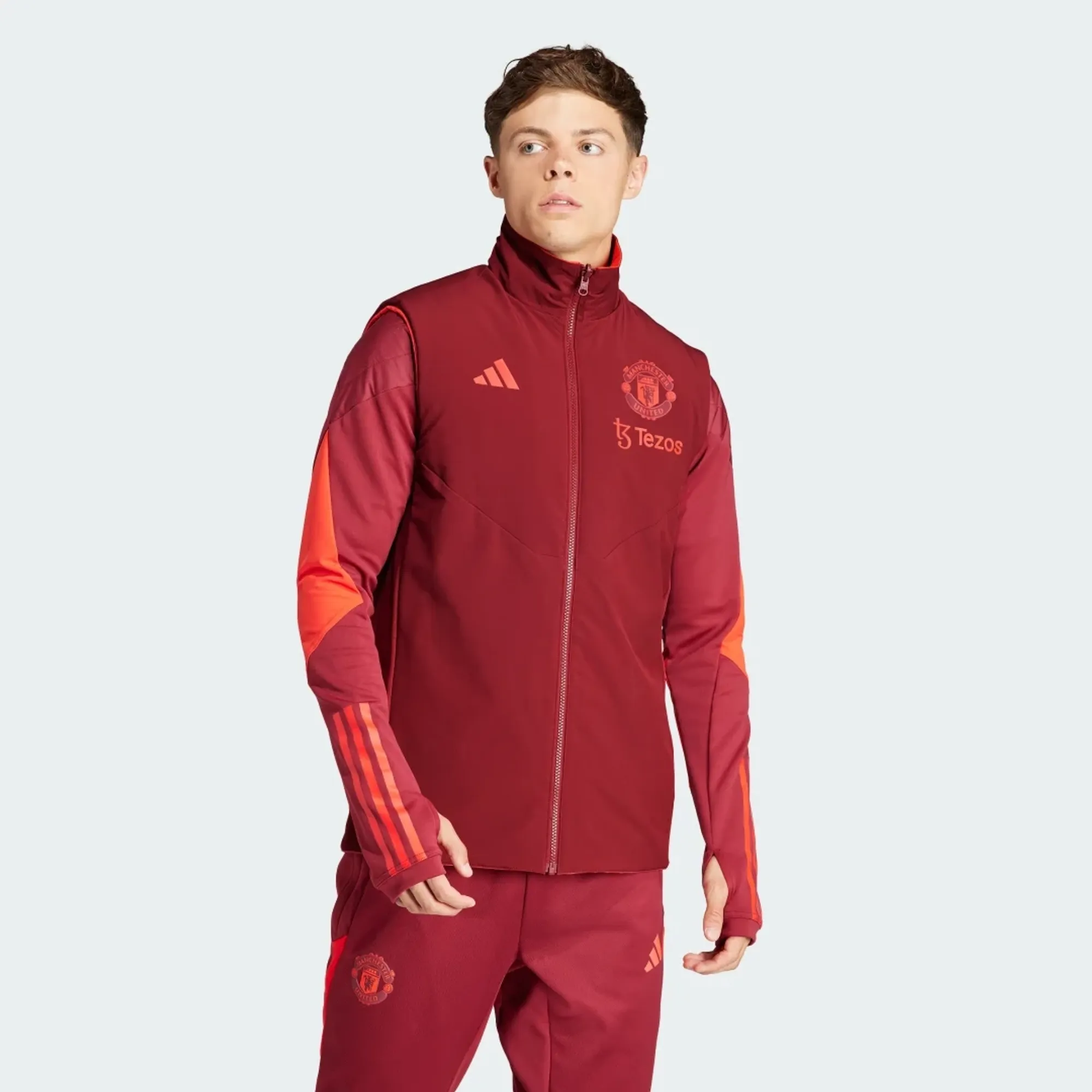 adidas Manchester United Tiro 23 Winterized Vest | IQ4789 | FOOTY.COM