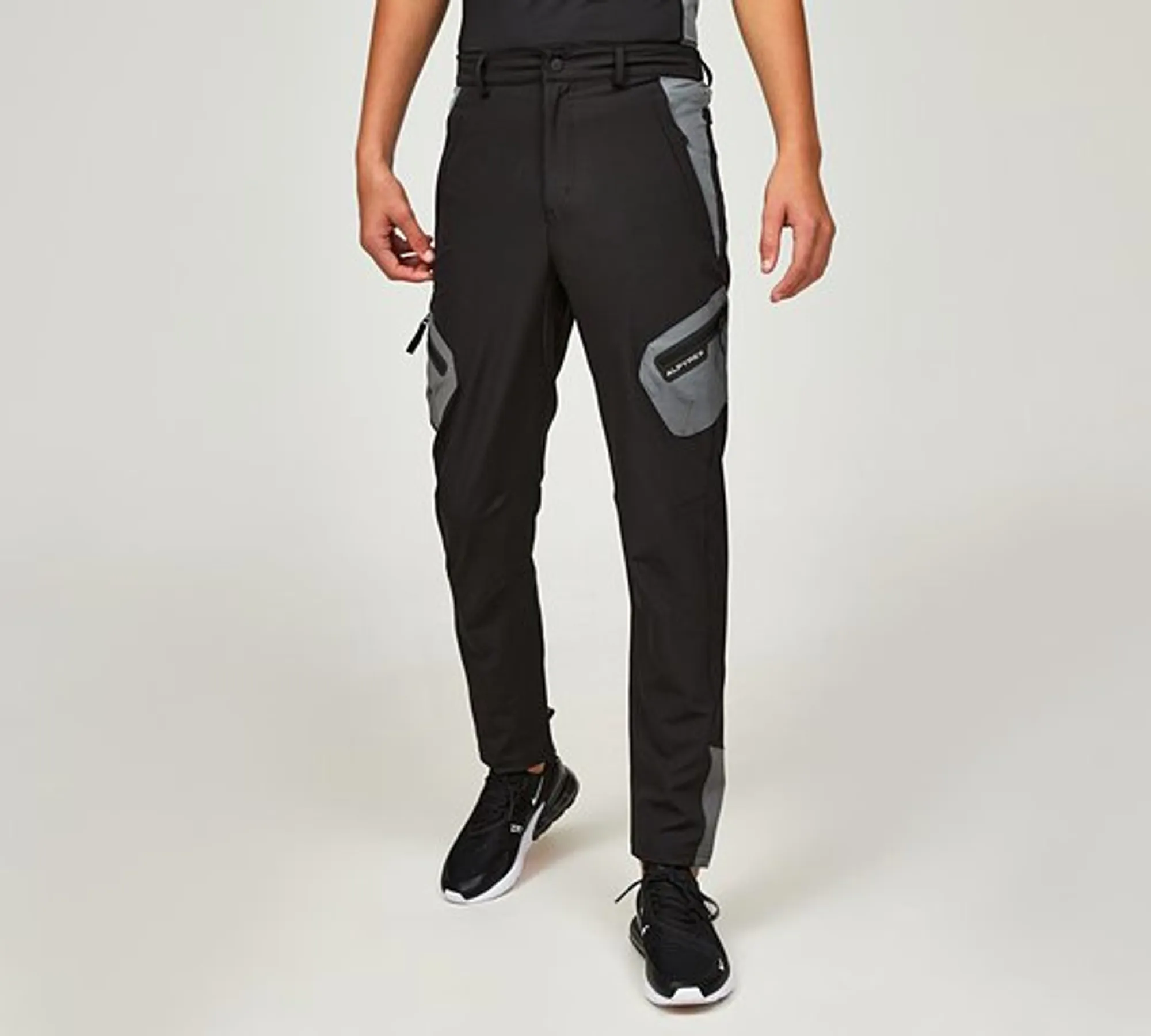Alpyrex Junior Vertex 2.0 Woven Outdoor Pant - Jet Black / Lava Smoke ...