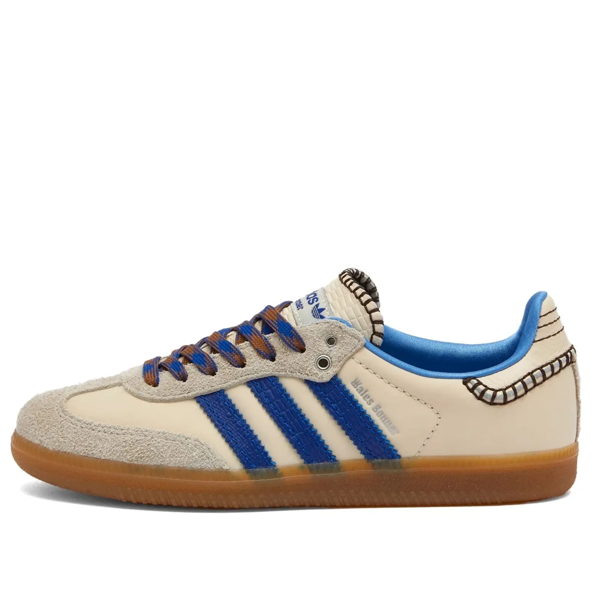 Adidas X Wales Bonner Samba Cream/Blue | IH7756 | FOOTY.COM