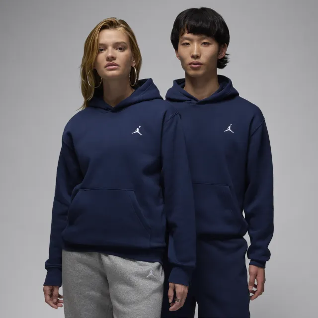 Nike Jordan Brooklyn Fleece Men's Pullover Hoodie - Blue - Fleece ...