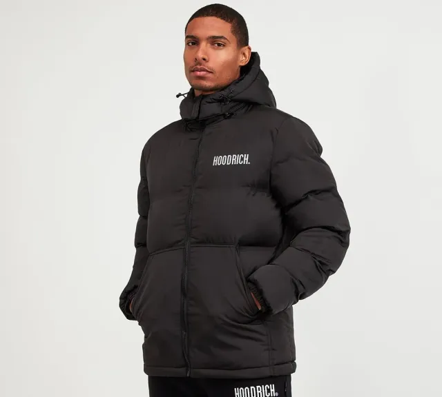 Hoodrich OG Stack Puffer Jacket - Black - Size S - Black | HR-0321-0405 ...