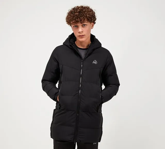 Kings Will Dream Junior Maximo Long Puffer Jacket - Black | KWD J837 ...
