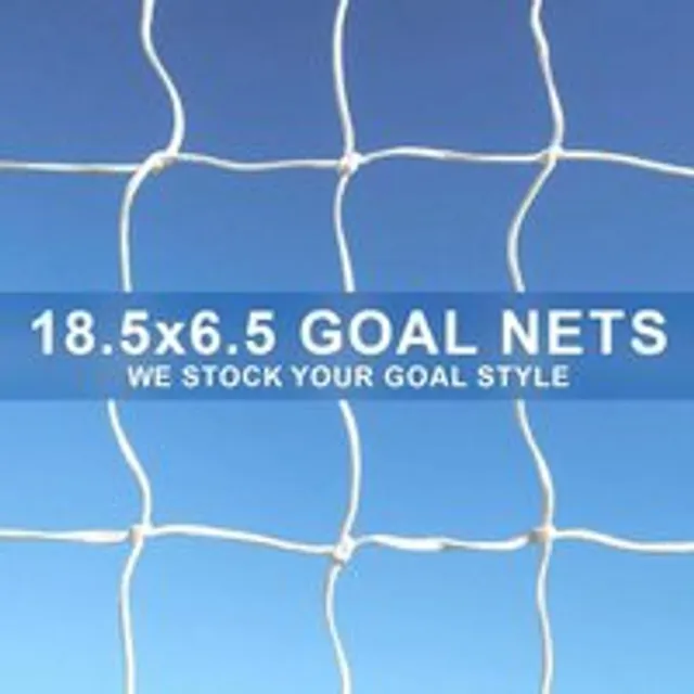 FORZA 18.5 x 6.5 Replacement Football Goal Nets | 36403912719 | FOOTY.COM