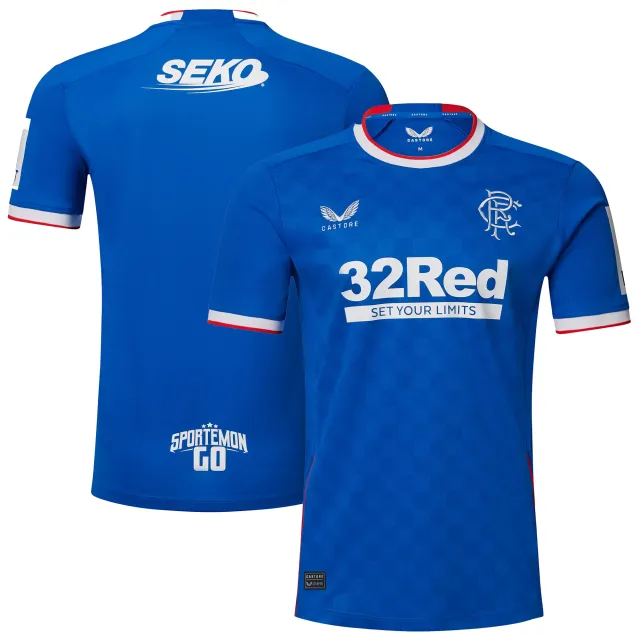 Castore Rangers Mens SS Home Shirt 2022/23 | TM0550 | FOOTY.COM