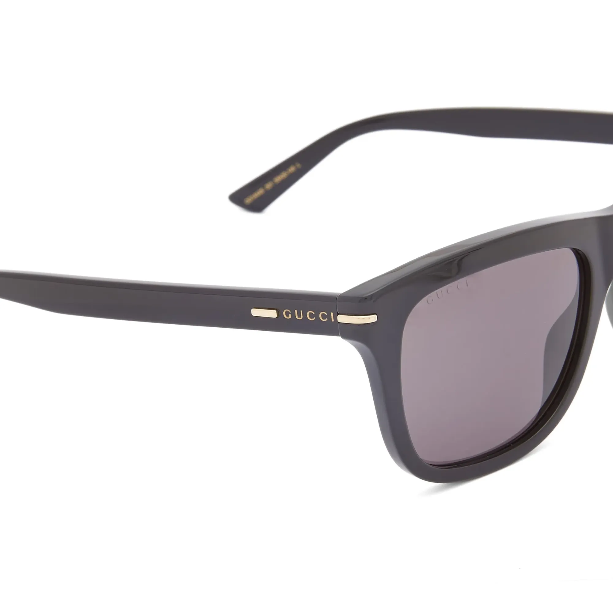 Gucci Men's Eyewear GG1444S Sunglasses Black/Grey | 30014443001 | FOOTY.COM