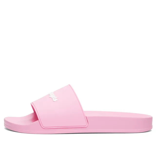 Palm Angels Men's Classic Logo Pool Slide Pink | PMIC011F24MAT0016868 ...