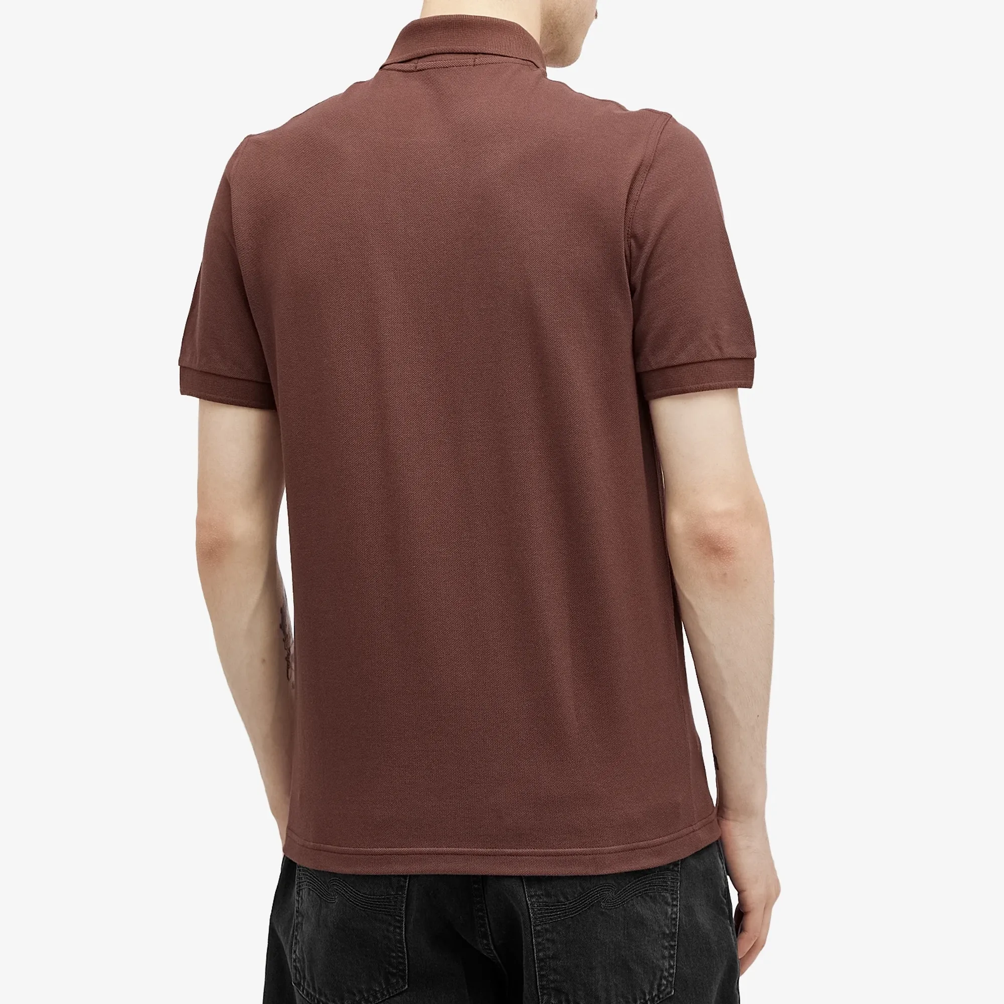 Fred Perry Men's Original Plain Polo Brick/Black | M3-V49 | FOOTY.COM