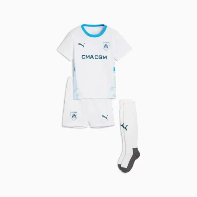 Puma Marseille Kids SS Home Mini Kit 2024/25 | 775291_01 | FOOTY.COM