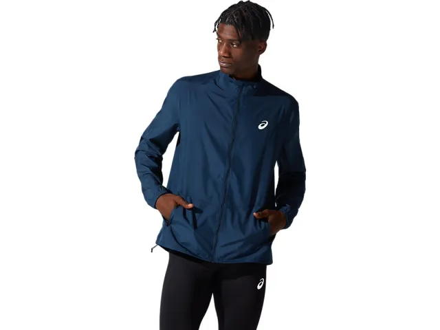 ASICS Core Running Jacket Men - Blue | 2011C344-400 | FOOTY.COM
