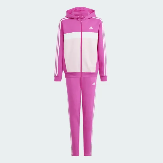 adidas 3-Stripes Tracksuit Girls - Pink, Pink | IS2533 | FOOTY.COM