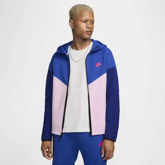 Nike Sportswear Tech Fleece Windrunner Men's Full-Zip Hoodie - Blue ...