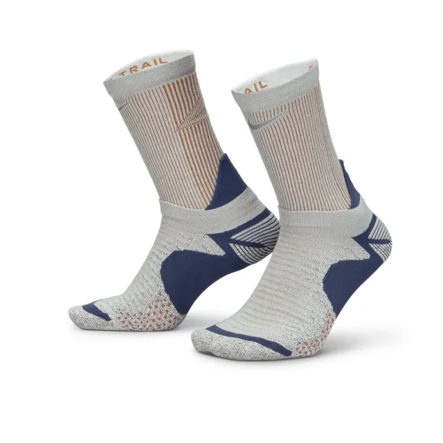 Nike Dri-FIT Trail-Running Crew Socks - Blue | CU7203-474 | FOOTY.COM