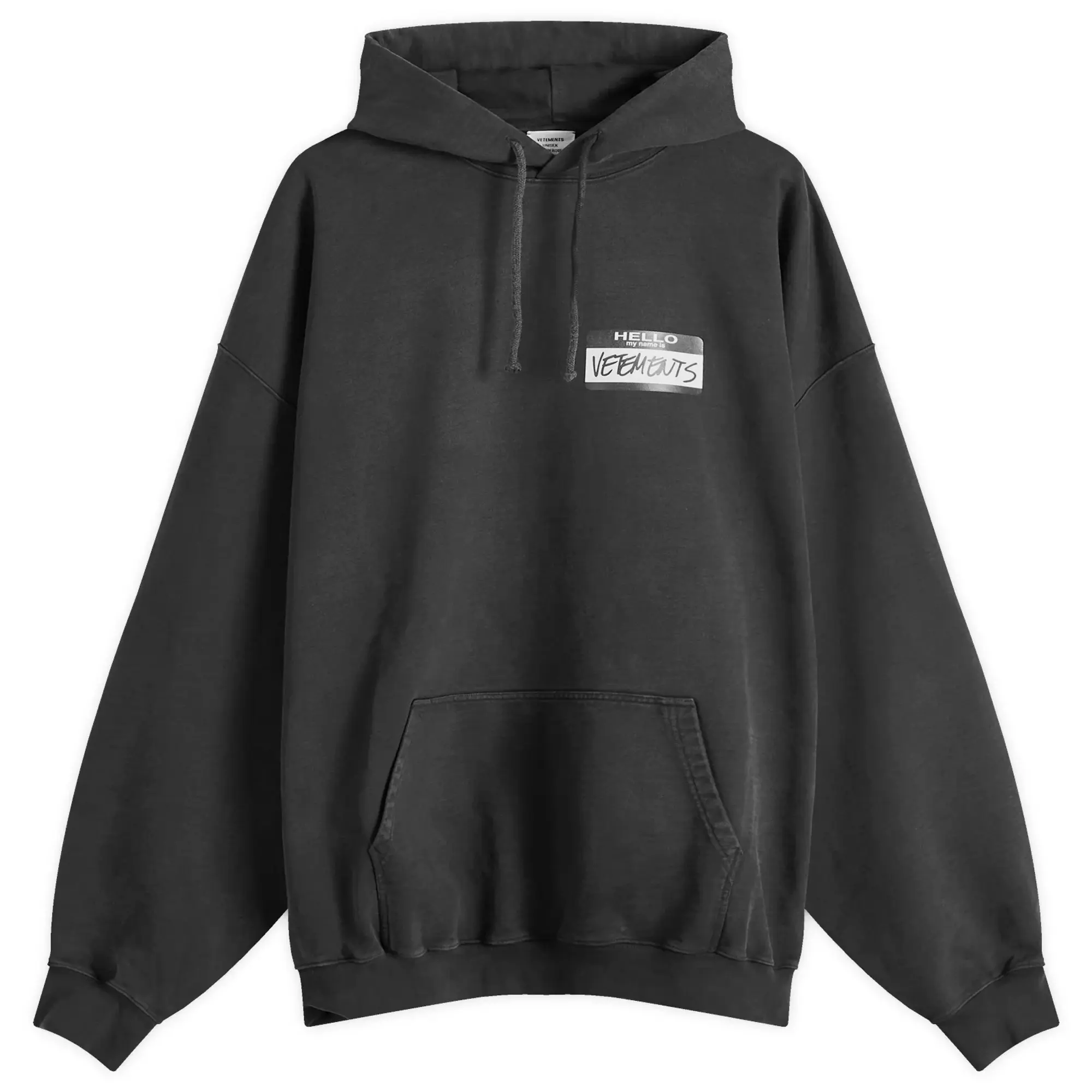 VETEMENTS Men's Hello My Name Is VETEMENTS Men's Hoodie VETEMENTS Men's Hello My Name Is VETEMENTS Men's Hoodie
