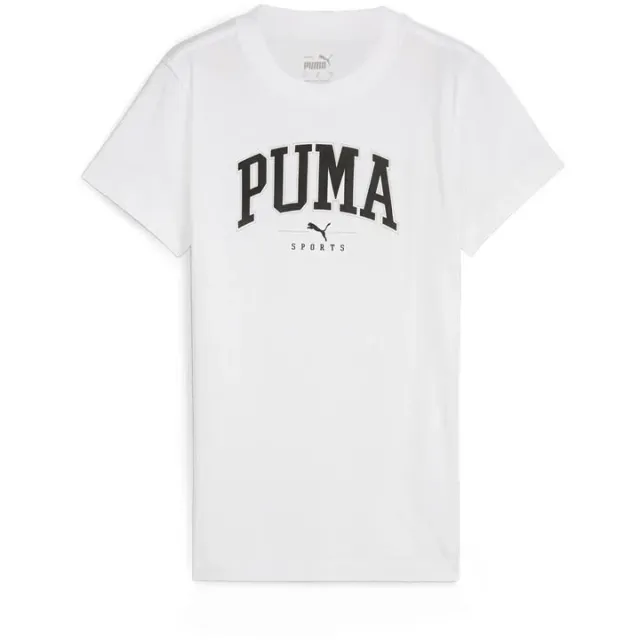 PUMA Squad Graphic T-Shirt Women, White | 681537_02 | FOOTY.COM