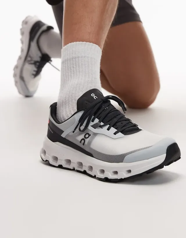 Men's On Cloudvista 2 Trail Running Shoes in Grey | 3ME30110818 | FOOTY.COM