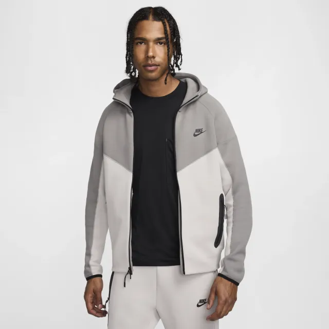 Nike Sportswear Tech Fleece Windrunner Men's Full-Zip Hoodie - Grey ...