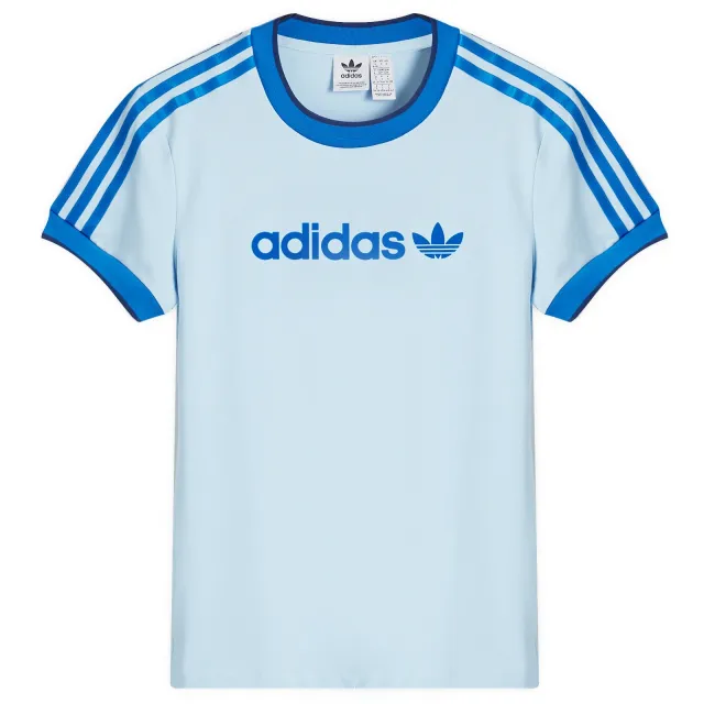 adidas Originals Womens Badge Slim T Shirt | IZ2674 | FOOTY.COM