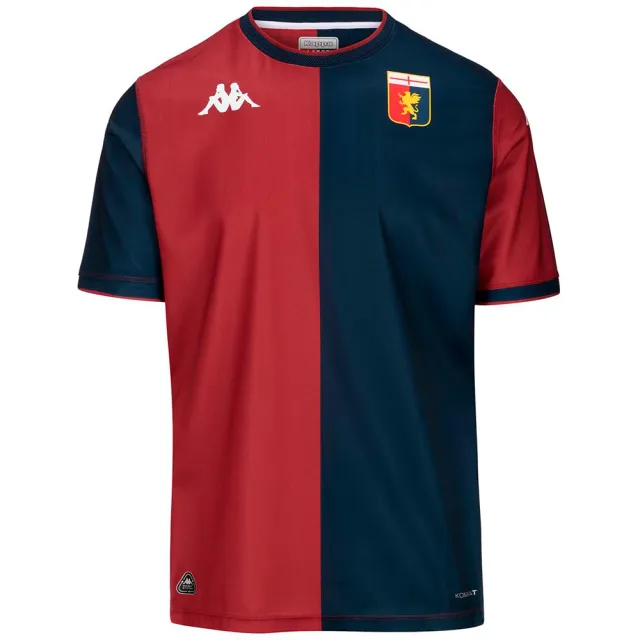 Kappa Genoa Mens SS Home Shirt 2024/25 | 371W1MW-A0W | FOOTY.COM