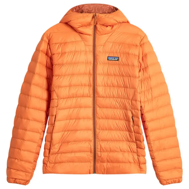 Patagonia Men's Down Sweater Hoodie Redtail Rust | 84702-RTLR | FOOTY.COM