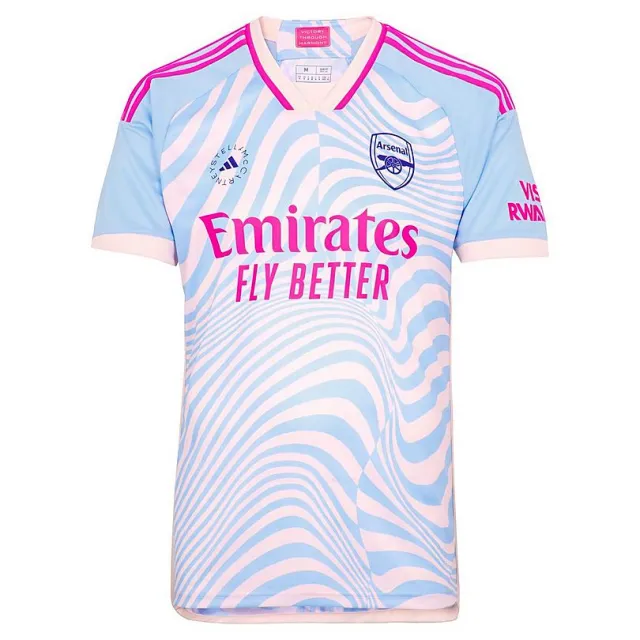 Arsenal x adidas by Stella McCartney Mens Fit 23/24 Away Shirt ...