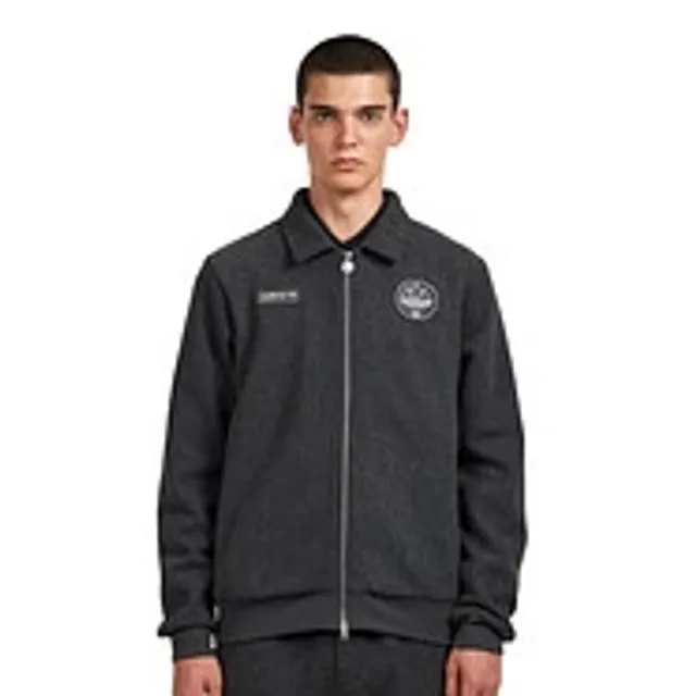adidas Spezial F.C. Track Top - Dark Grey Heather | JE6075 | FOOTY.COM