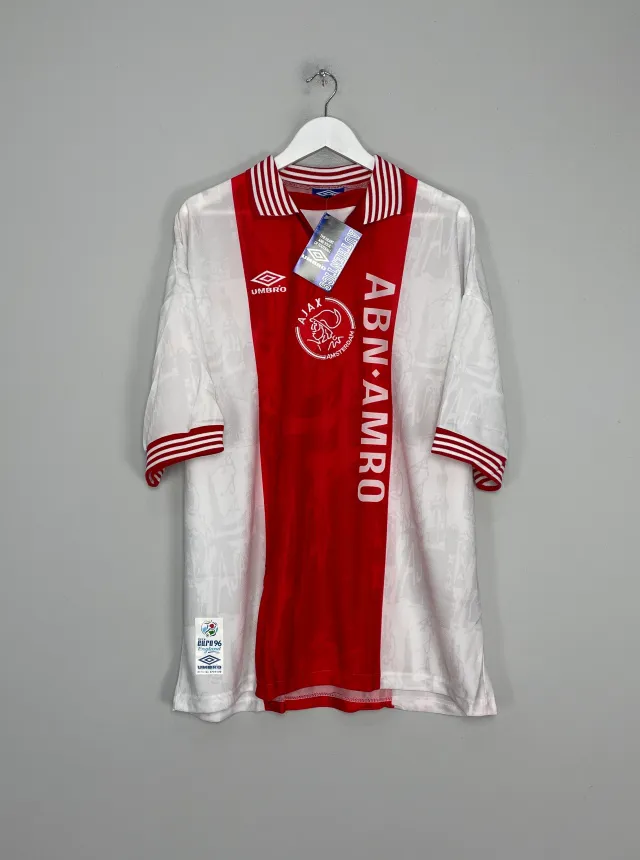 1996/97 AJAX *BNWT* HOME SHIRT (XXL) UMBRO | Cult Kits | 82122645-83395 | FOOTY.COM