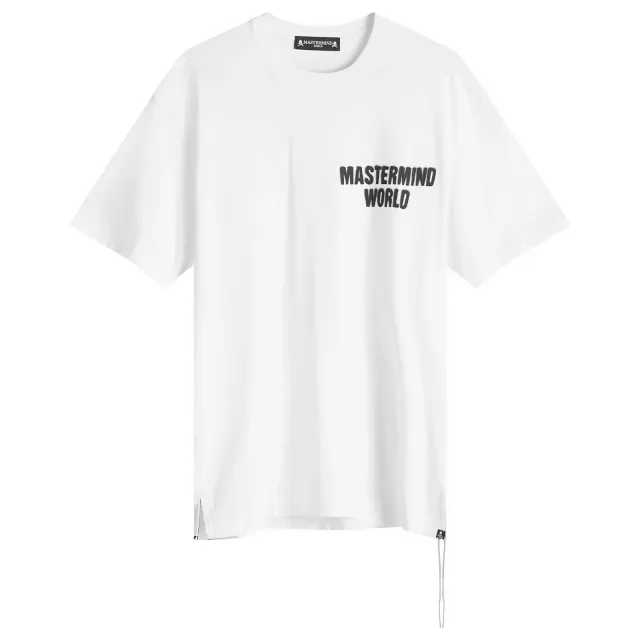 MASTERMIND WORLD Men's Spray Paint Logo T-Shirt White | MW24S13-TS048 ...
