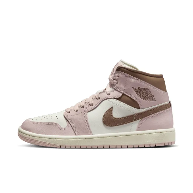 Nike Jordan Jordan Aj1 Mid Women Shoes - Pink | BQ6472-620 | FOOTY.COM