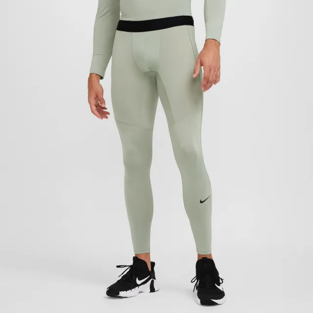 Nike Pro Men's Dri-FIT Fitness Tights - Green - Polyester/Elastane ...