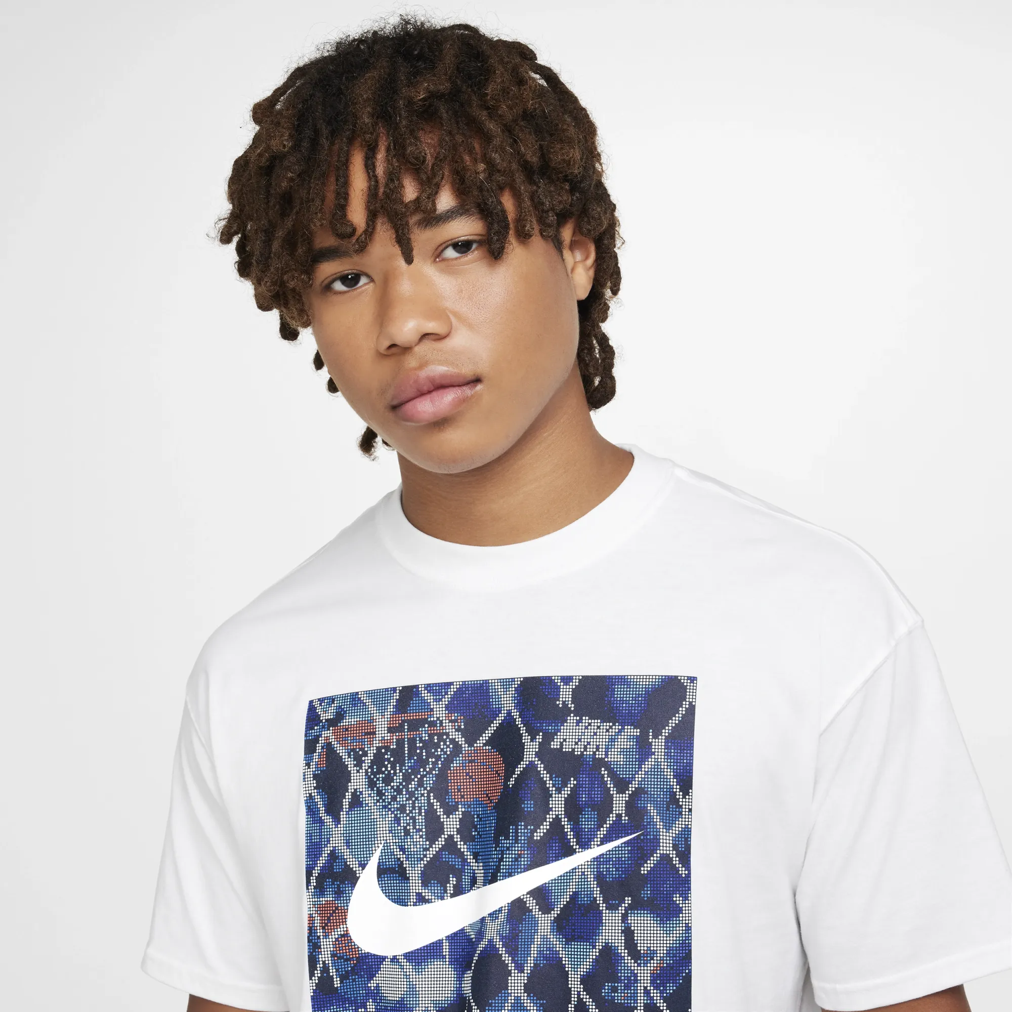 Nike Men's Max90 Basketball T-Shirt - White - Cotton | HF6185-100 ...