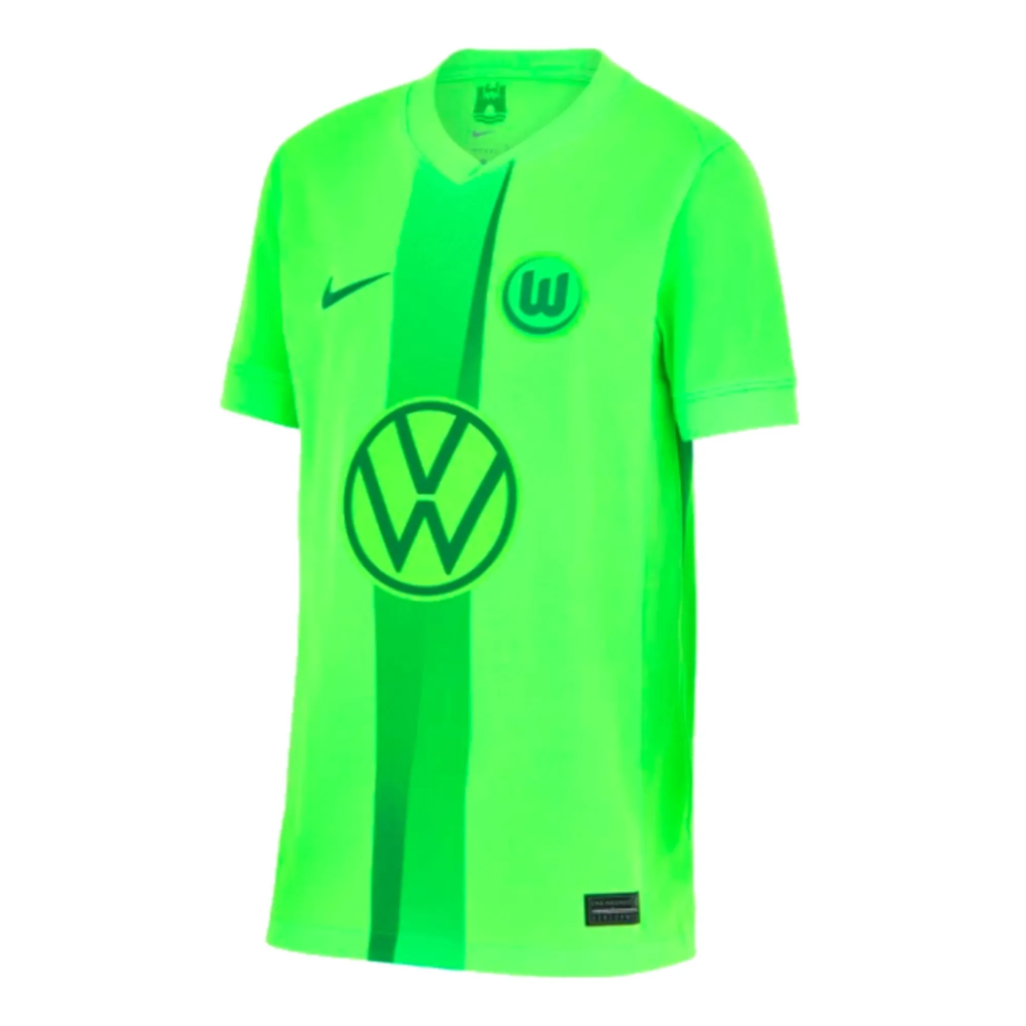 Nike Wolfsburg Kids SS Home Shirt 2024/25 | FZ2822-398 | FOOTY.COM