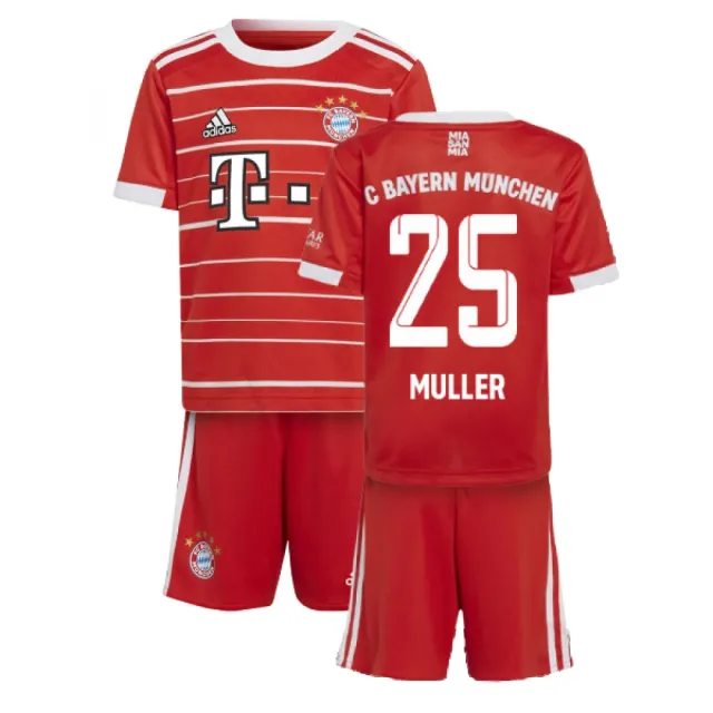 adidas Bayern Munich Kids SS Home Mini Kit 2022/23 | H64102 | FOOTY.COM