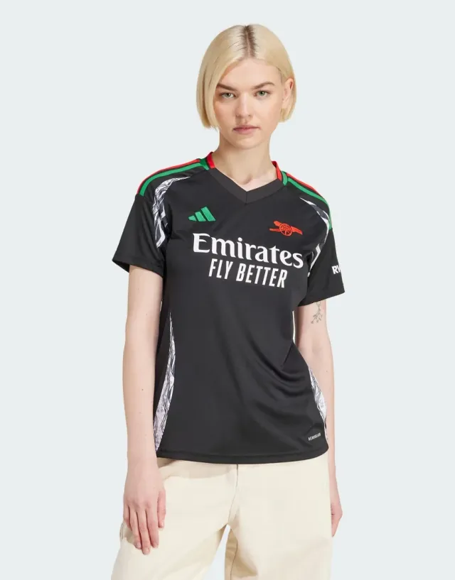 adidas Arsenal Womens SS Away Shirt 2024/25 | IS8120 | FOOTY.COM