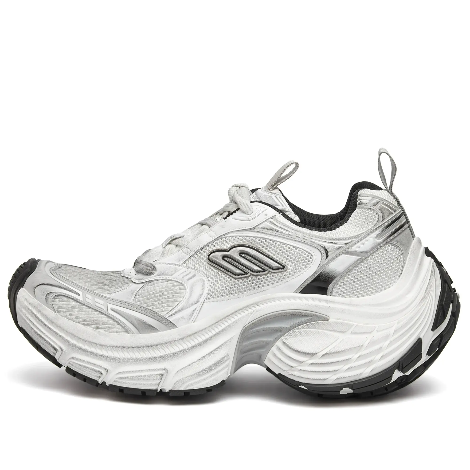 Balenciaga Men's 10XL Sneaker White/Black/Grey | 792779-W2MV2-9110 | FOOTY.COM