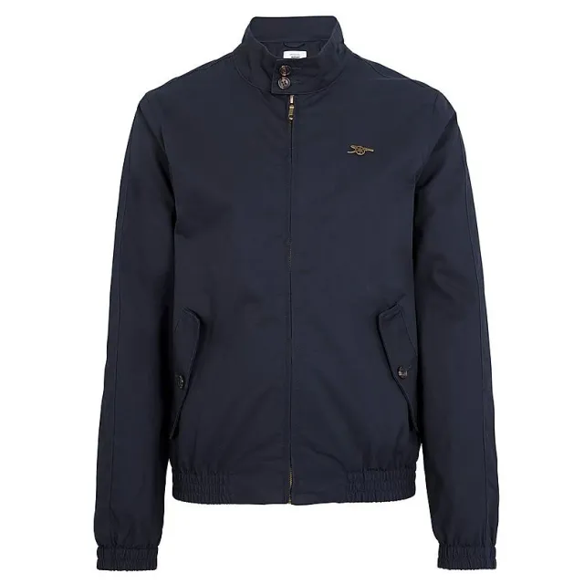 Arsenal Since 1886 Navy Harrington Jacket, Multicolor | 050740 | FOOTY.COM