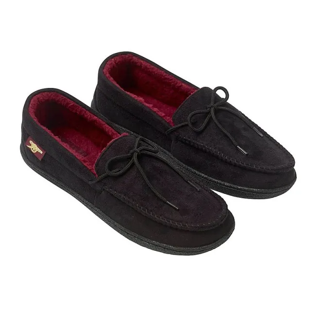 Arsenal Mens Moccasin Slippers, Multicolor | 038120 | FOOTY.COM