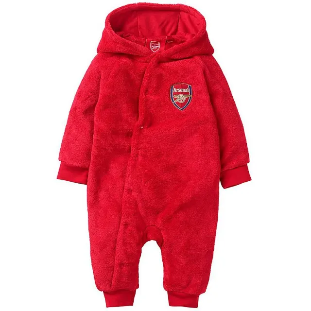 Arsenal Baby Fleece Hoodie All-In-One, Multicolor | 042740 | FOOTY.COM
