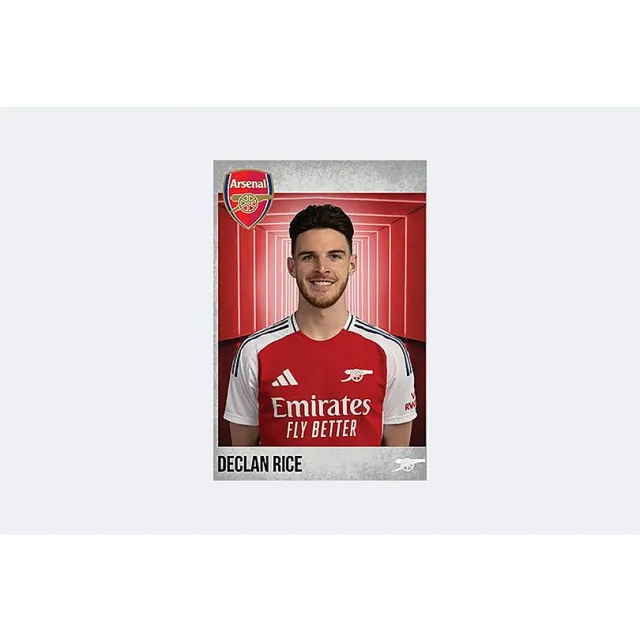 Arsenal 2024/25 Rice Headshot, Multicolor | 06831 | FOOTY.COM